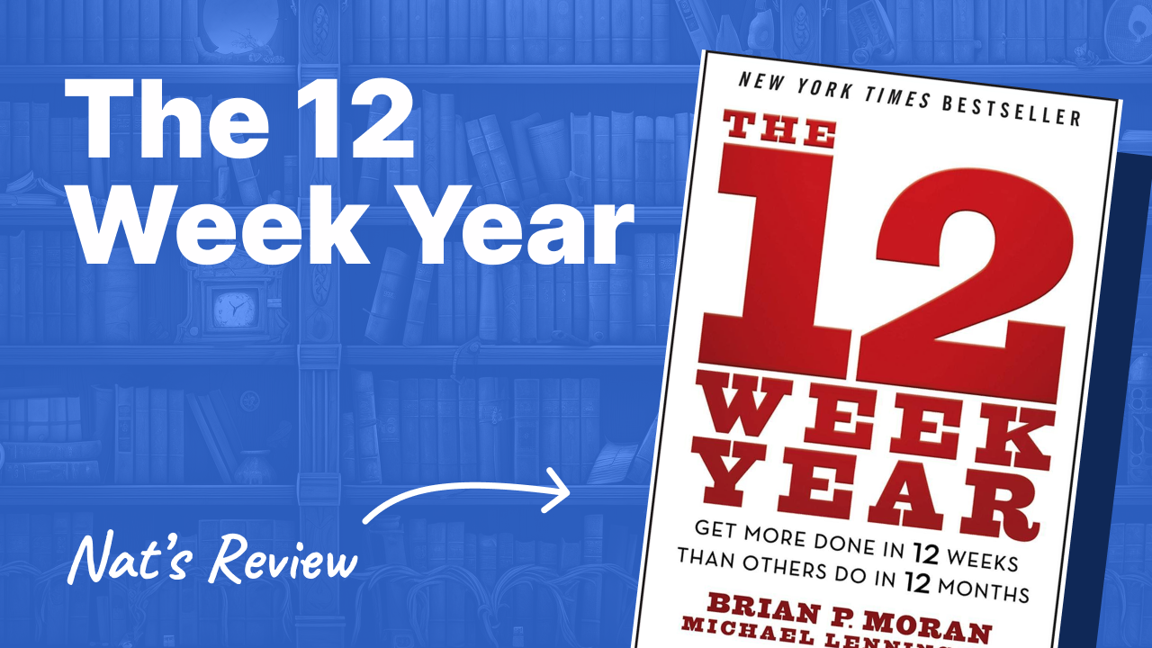 The 12 Week Year by Brian Moran: Notes and Review | Nat Eliason