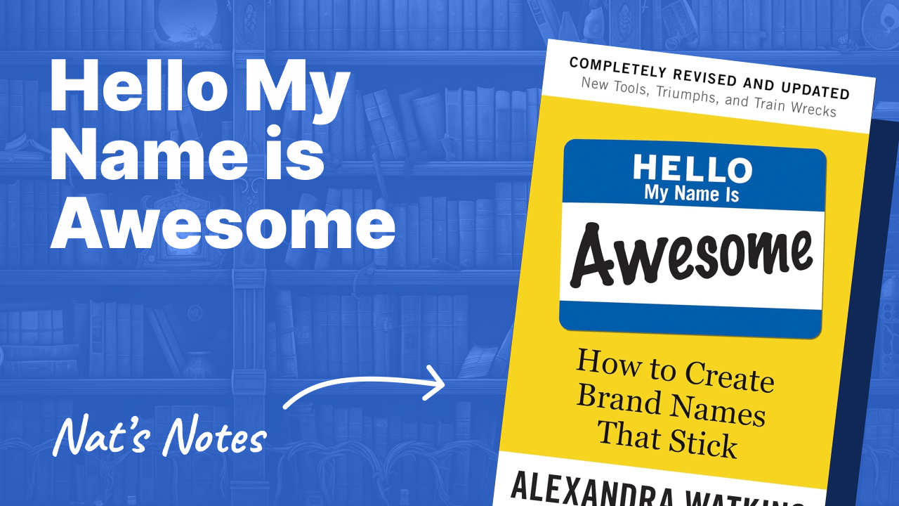 Hello My Name is Awesome by Alexandra Watkins: Notes and Review | Nat ...